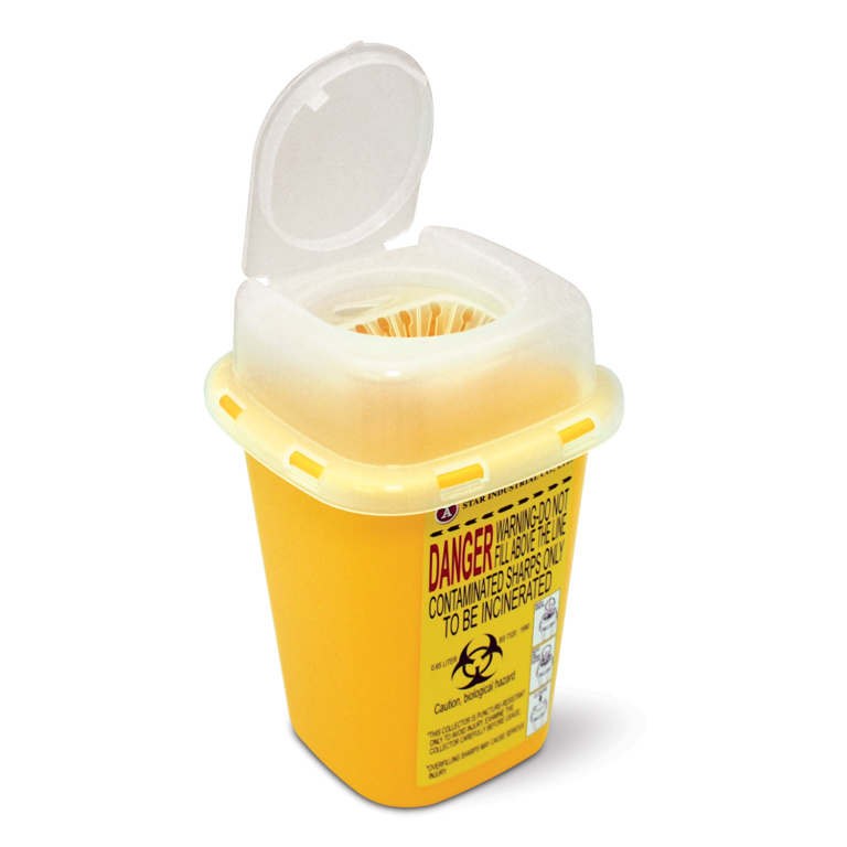 1905 PLASTIC SHARPS CONTAINER - Star Industrial