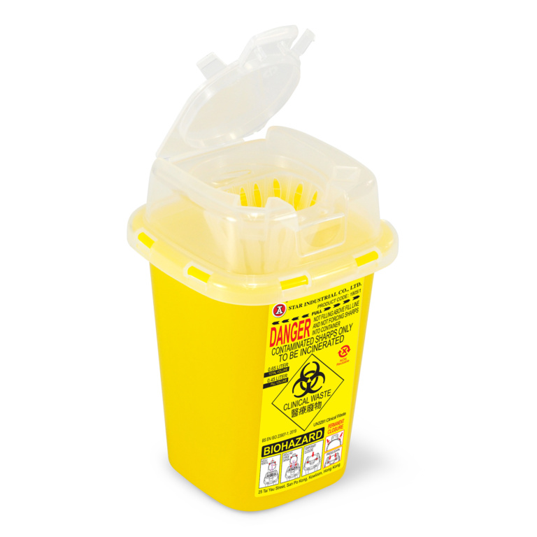 1905/1 PLASTIC SHARPS CONTAINER - Star Industrial